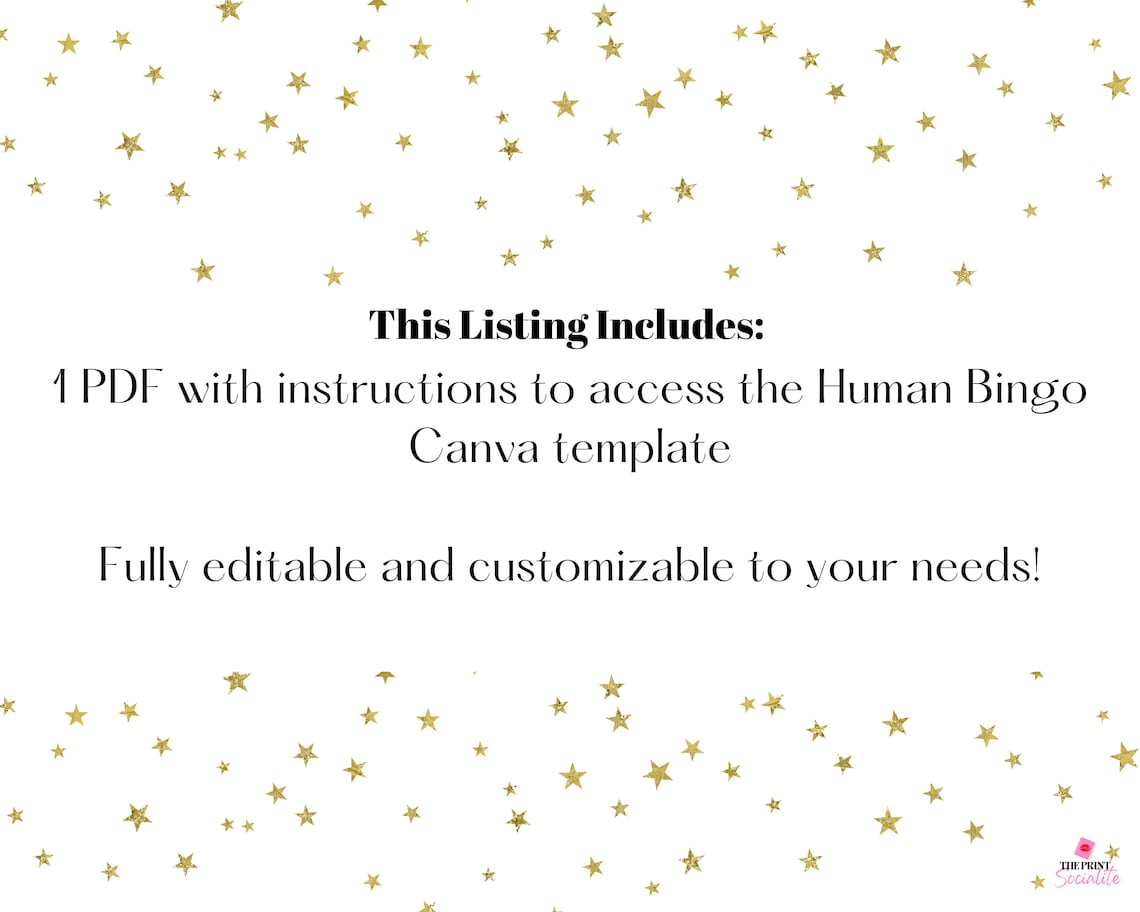 Human Bingo Template, Editable Get to Know You Bingo, Office Icebreaker ...