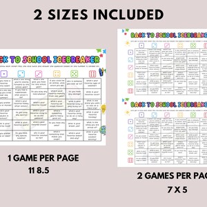 Back to School Icebreaker Activity, Classroom Icebreaker, Getting to ...