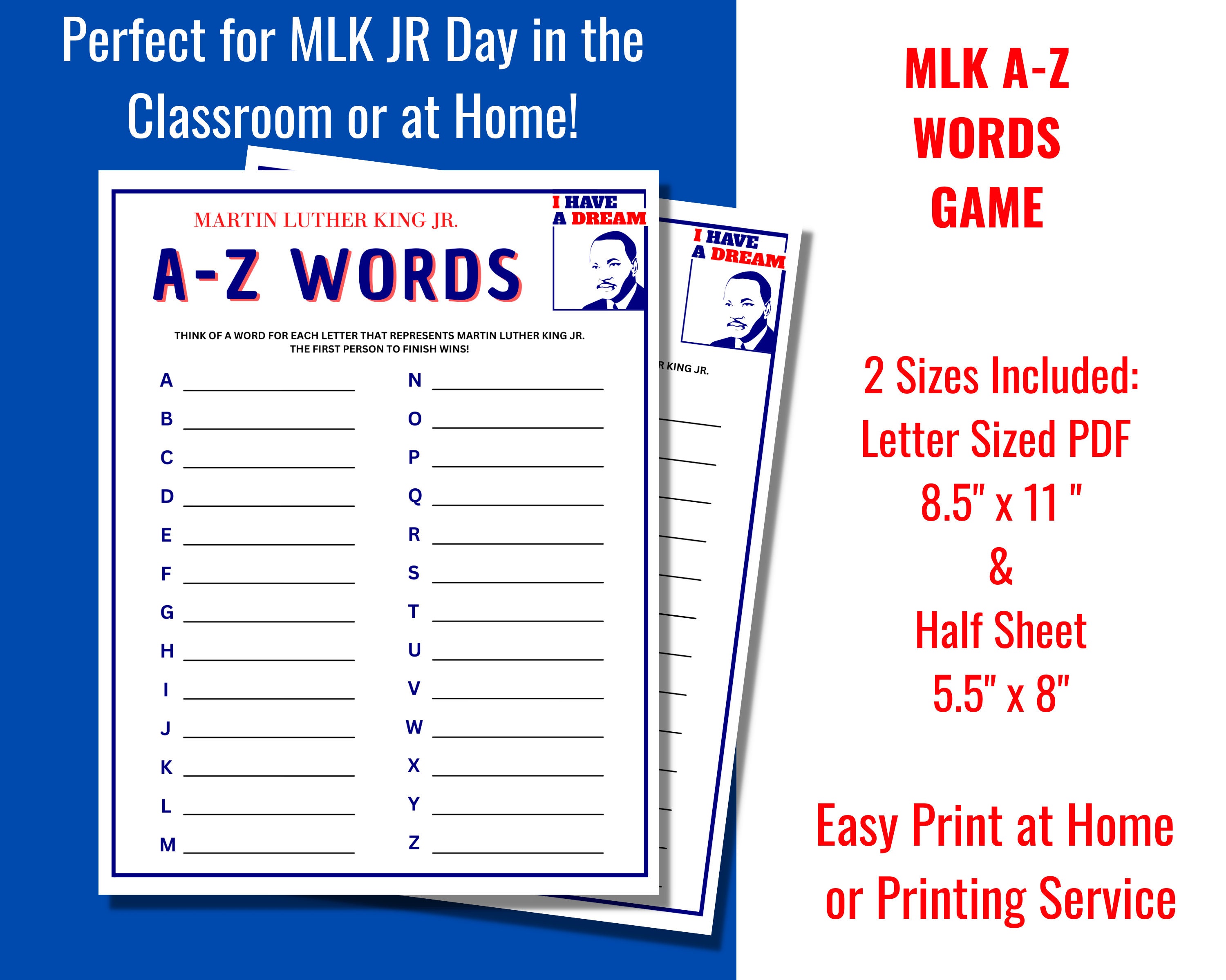 MLK Activities, MLK Printable, Black History Month Games, MLK Day ...