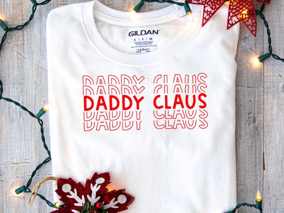 Daddy Claus SVG Christmas Family SVG Christmas Gift for Dad - Etsy