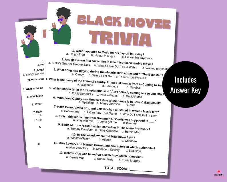 Black Trivia, Black Movie Trivia, Black Culture, Black History Month ...