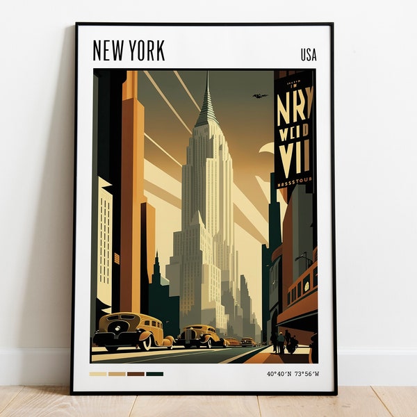 New York Poster - Etsy