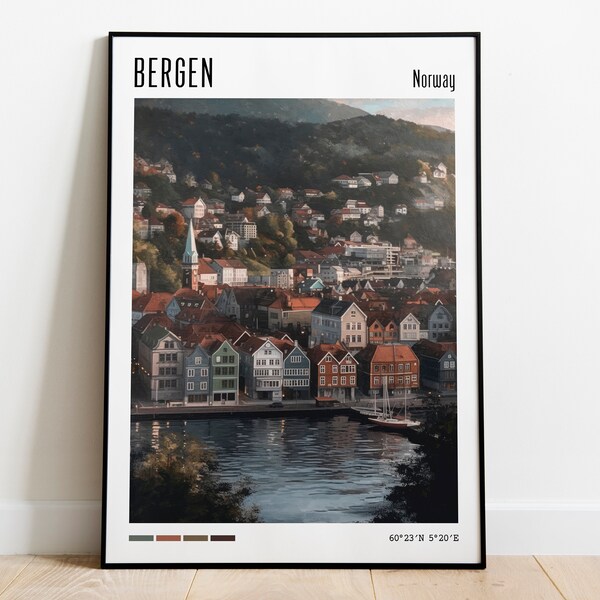 Bergen Digital Print - Etsy