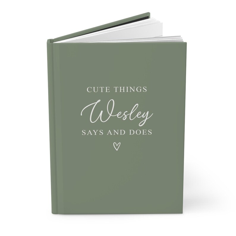 Childhood Keepsake Memory Book, Kids Quote Book, Baby Journal, Toddler ...