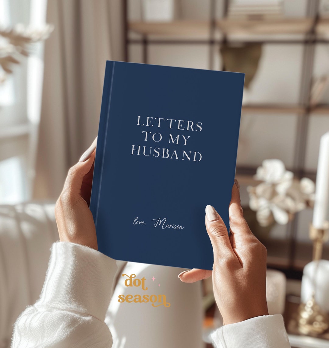 Letters to My Husband Notebook, Custom Husband Memory Journal ...