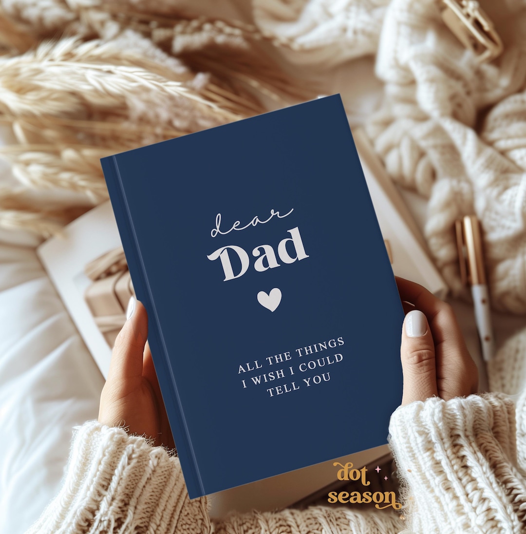 Dear Dad, Letters to My Dad Journal, Dad Memorial Gift, Gift for ...