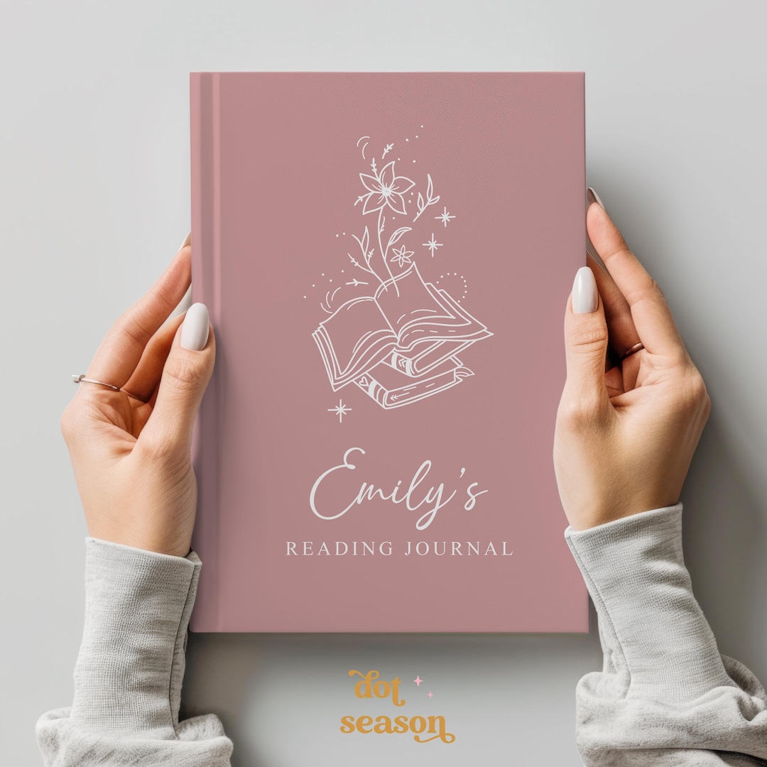 Custom Reading Journal, Hardcover Reading Log Custom Notebook, Book ...