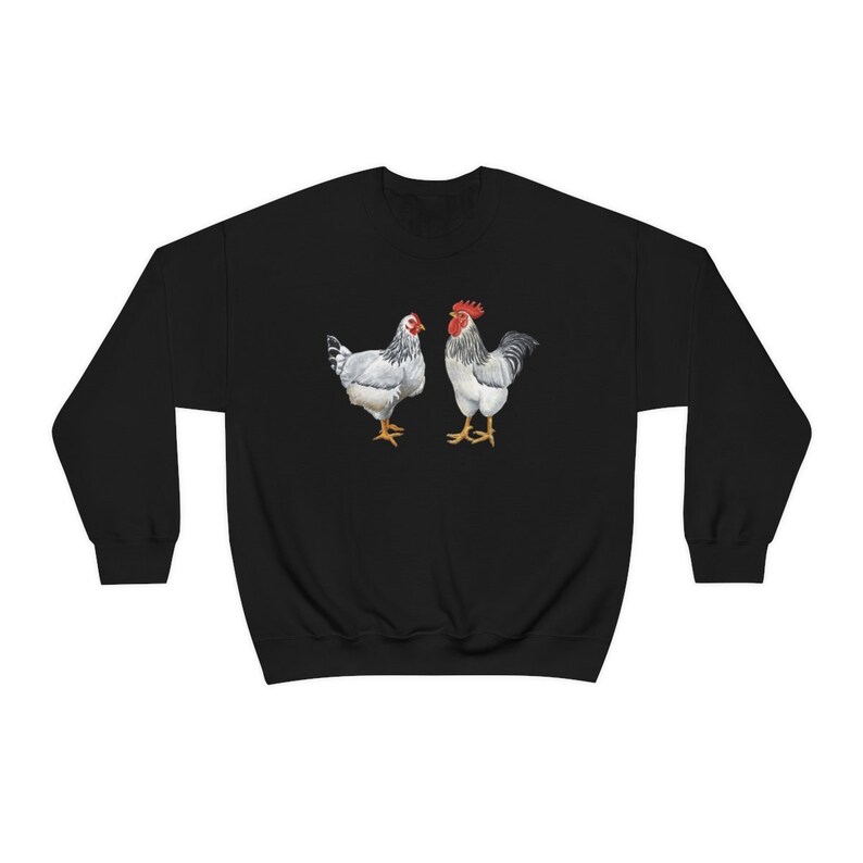 Cottagecore Chicken Sweater, Vintage Crewneck, Chicken Sweatshirt ...