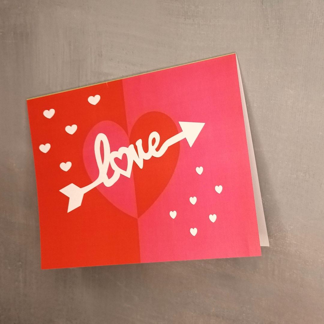 Printable LOVE Card - Instant Download - PDF Template - Etsy
