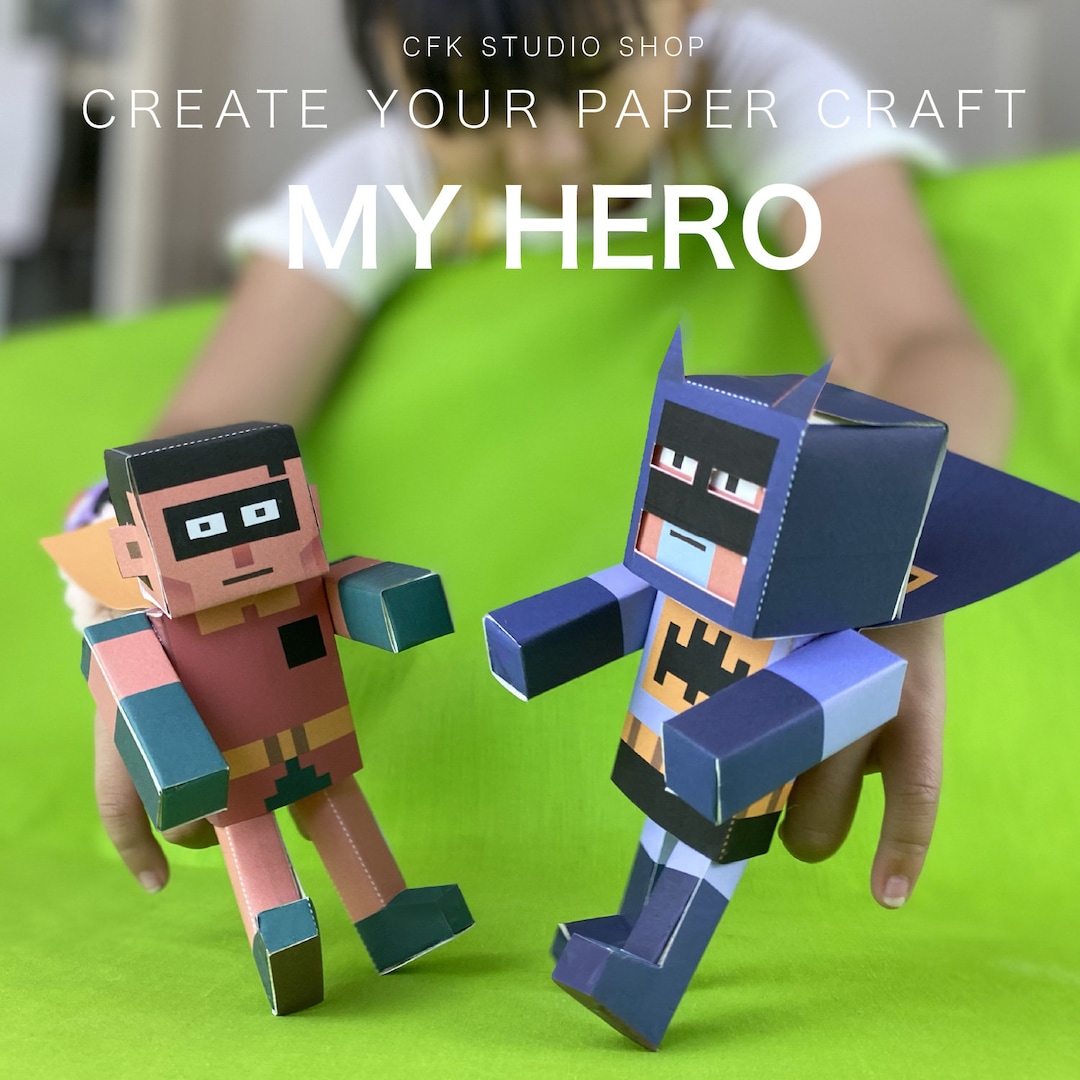 DIY Papercraft Kit, MY HERO - Etsy