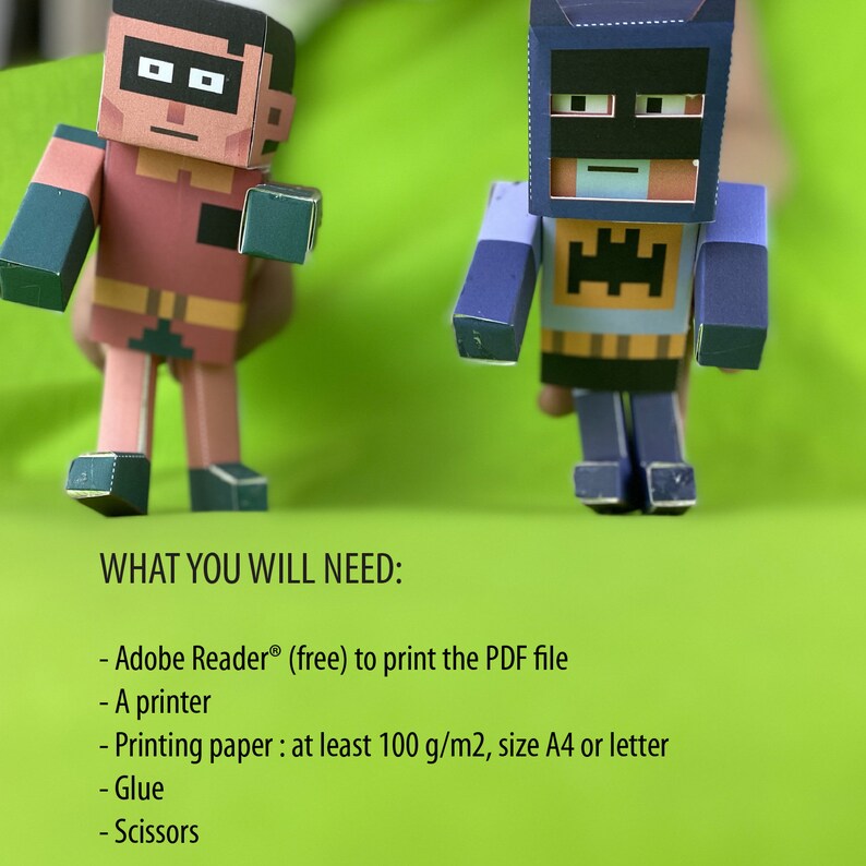 DIY Papercraft Kit, MY HERO - Etsy