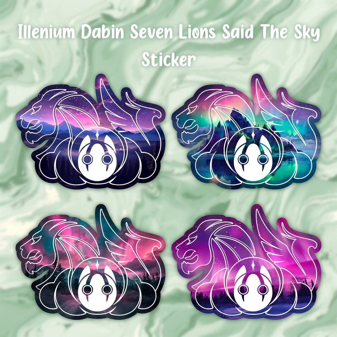 Illenium Dabin Seven Lions Said the Sky Sticker - Etsy