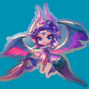 Chibi Majestic Empress Morgana Sticker - Etsy