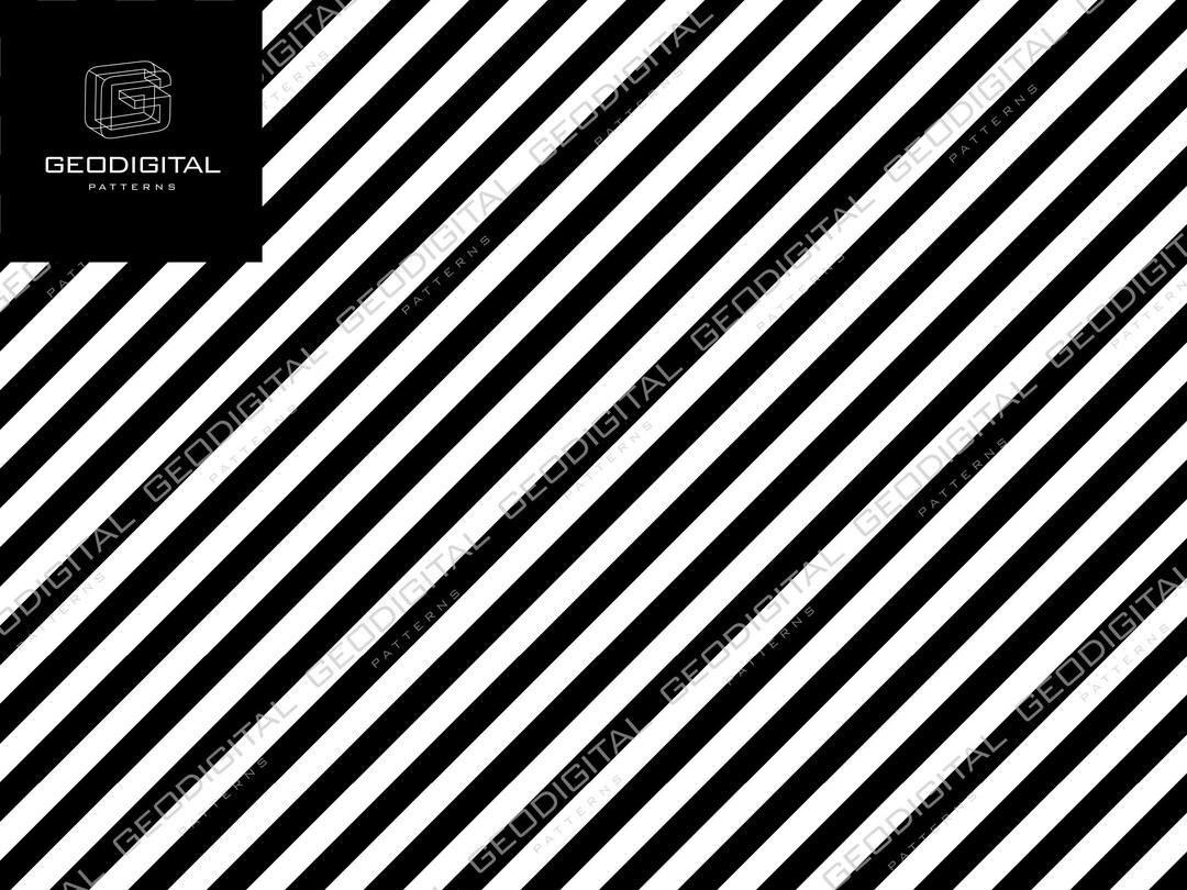 Geometric Patterns Diagonal Stripe Pattern Digital Papers - Etsy