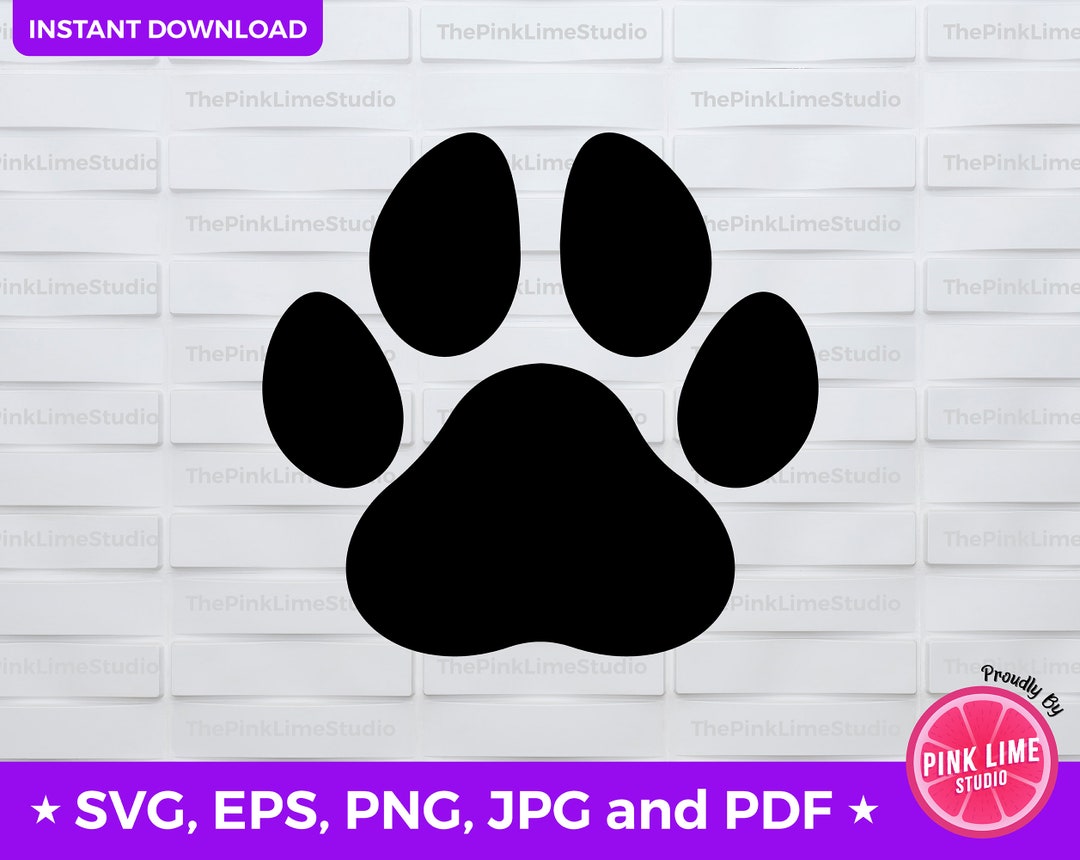 Dog Cute Paw Svg, Dog Paw Svg Vector Eps, Dog Paw Print Svg, Dog Paw ...