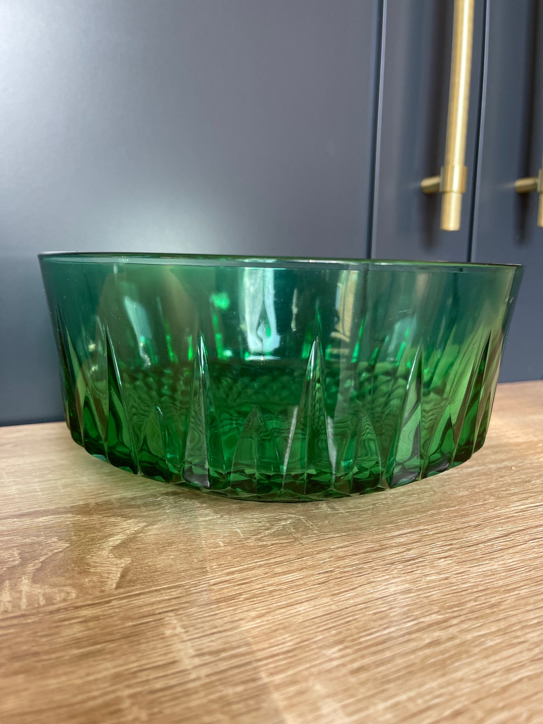 Arcoroc 70's Beautiful Vintage Emerald Green Bowl | Desert Bowl ...