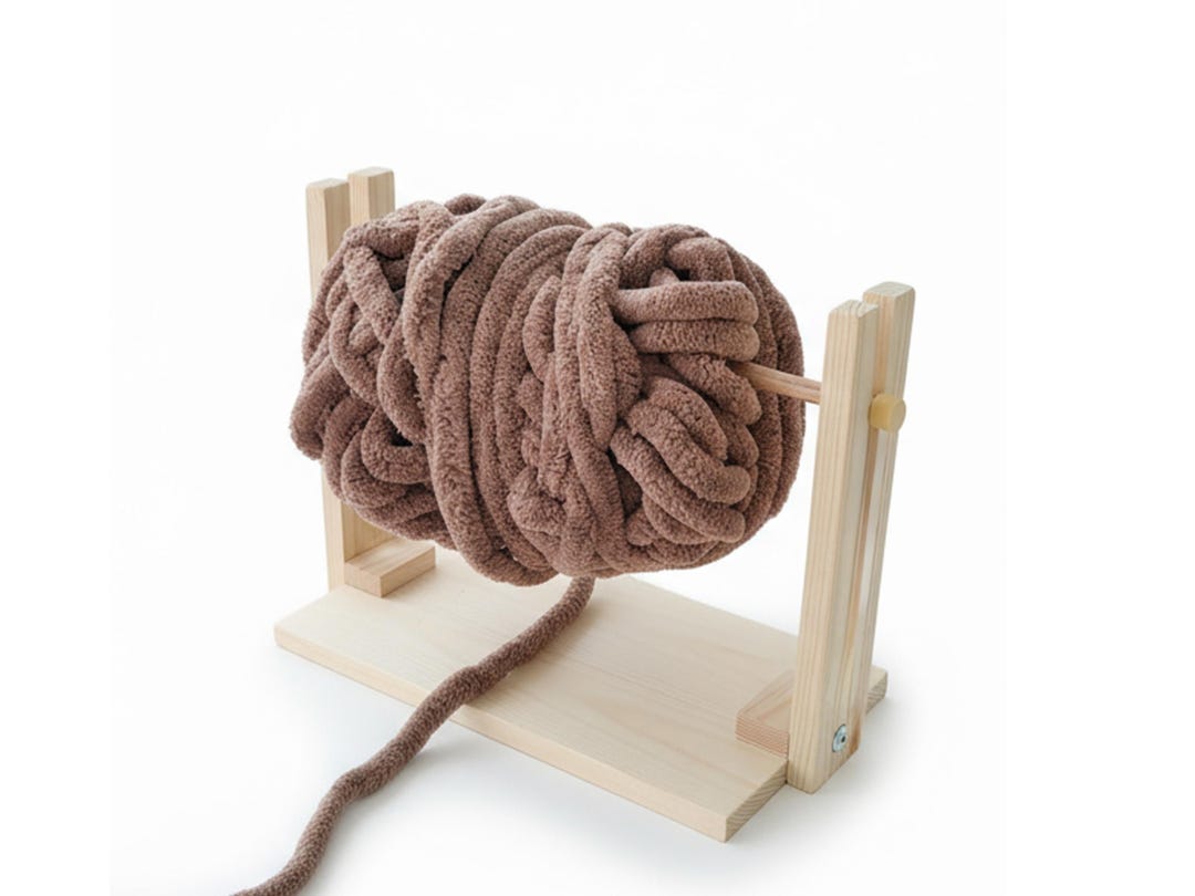 Yarn Spool and Skein Holder Spinner – Yarn Bowl for Chunky Knitting ...
