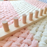 Chunky Blanket Loom Knitting Guide: Video Tutorials & Patterns (loom ...