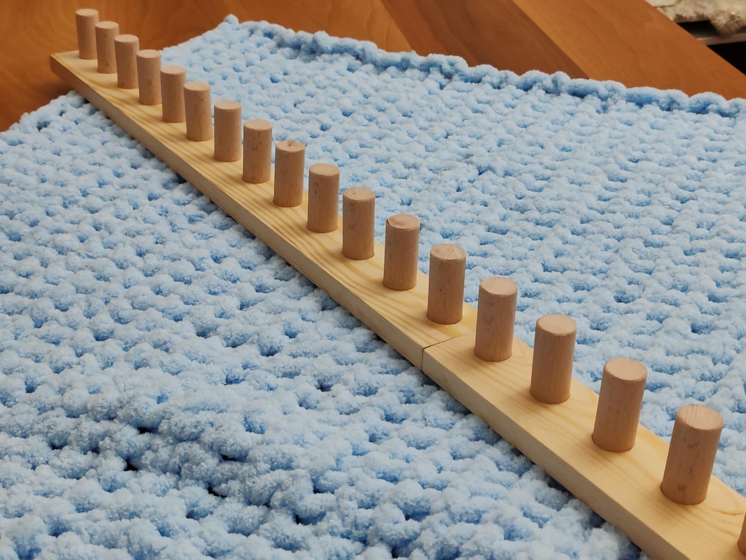 96” Chunky Knitting Blanket Loom - Custom Knitting Loom - Foldable and ...