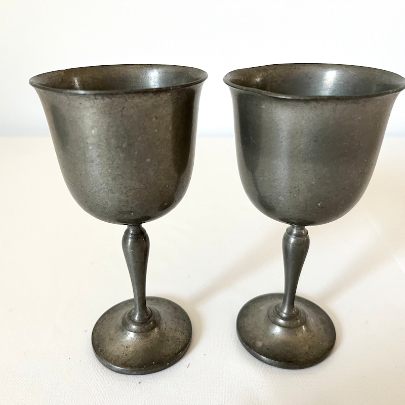 Pewter Goblet - Etsy