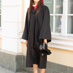 Matte Graduation Gown Set - Graduation Gown - Academic Dress - Matte ...