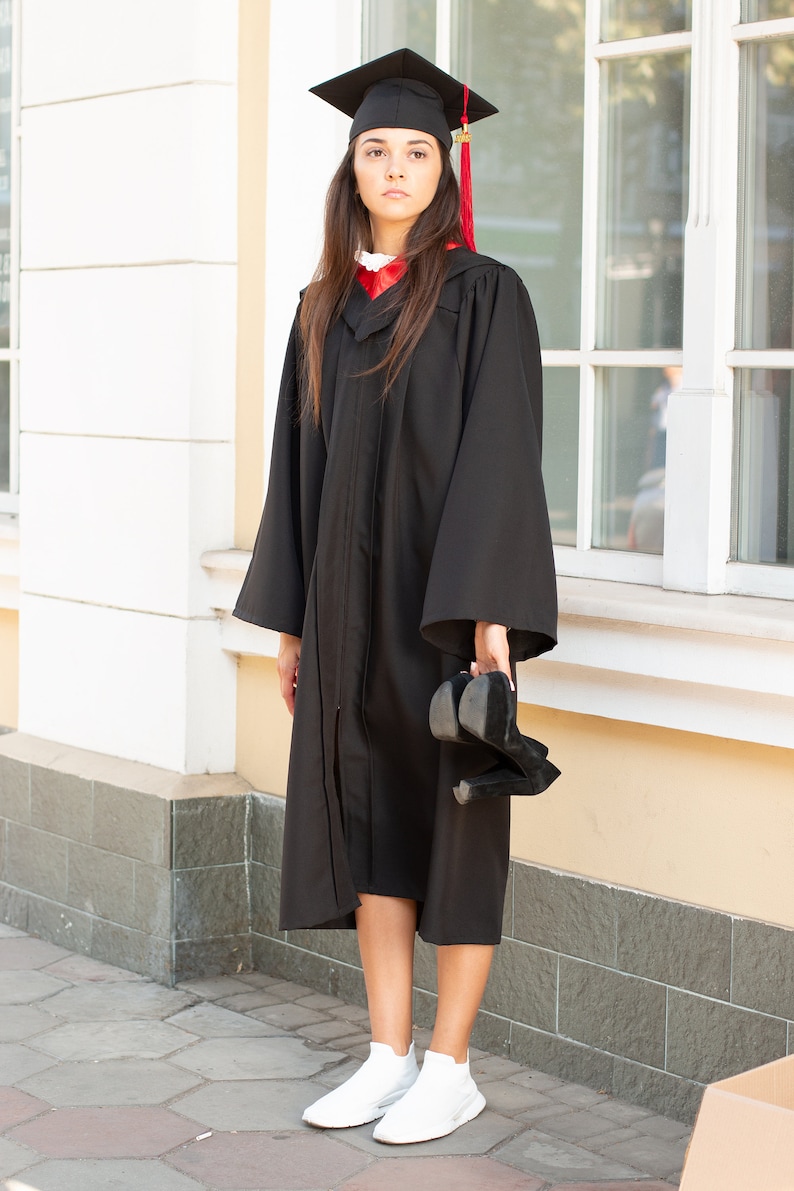 Matte Graduation Gown Set - Graduation Gown - Academic Dress - Matte ...