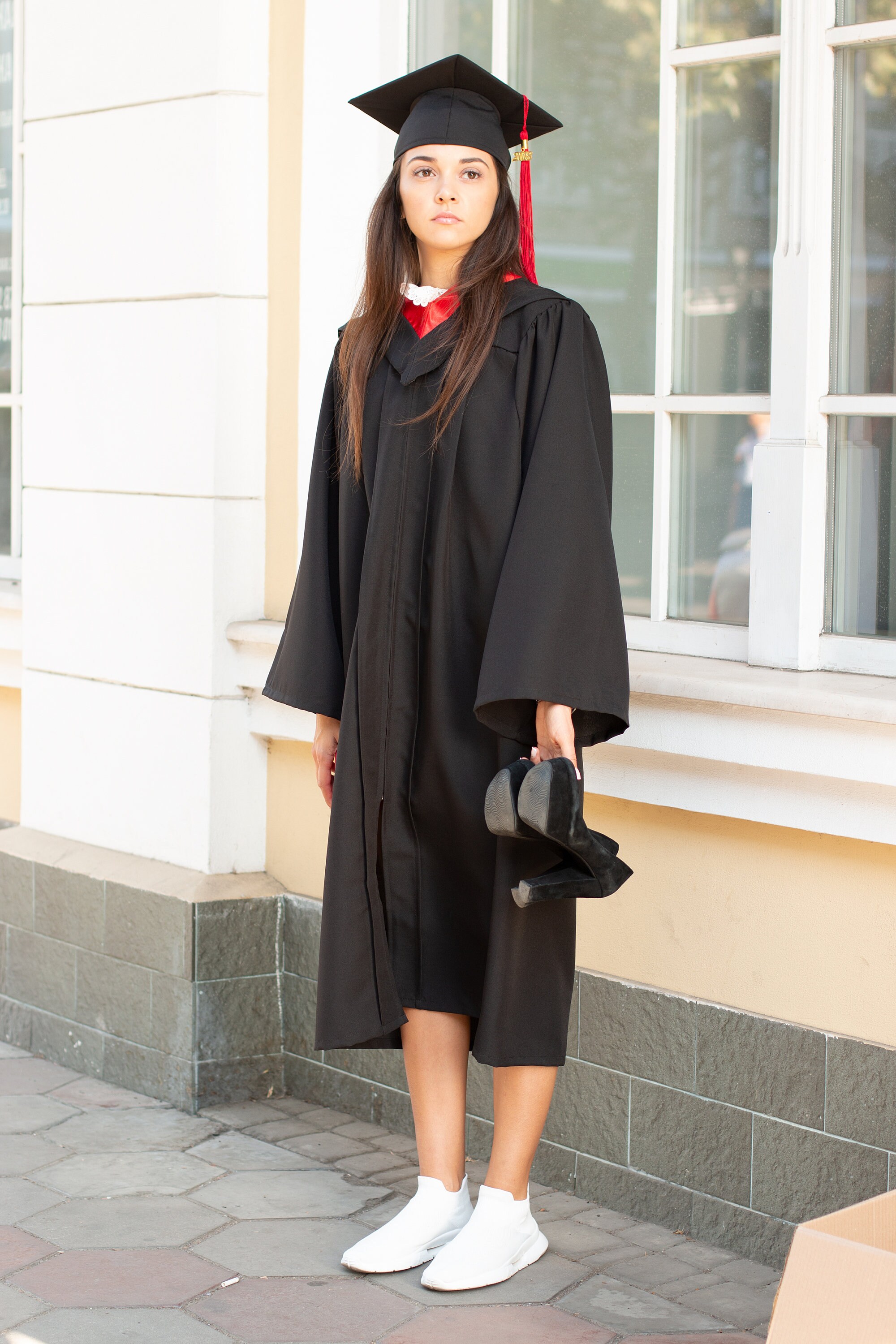 Matte Graduation Gown Set - Graduation Gown - Academic Dress - Matte ...