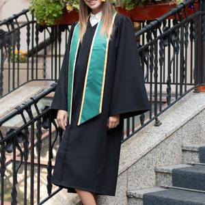Matte Graduation Gown Set - Graduation Gown - Academic Dress - Matte ...