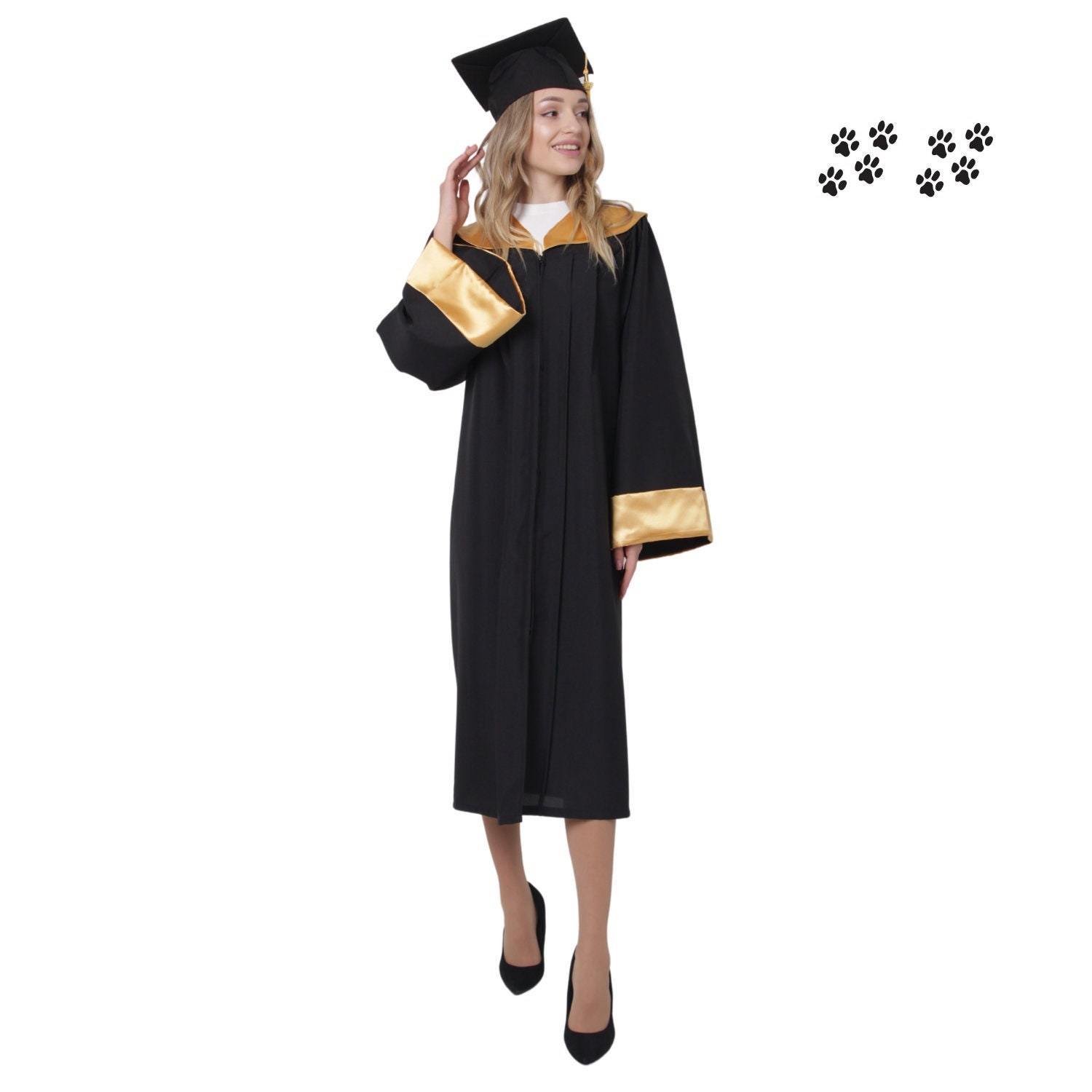 Graduation Gown - Academic Dress - Academic Robes - Graduate Gown ...