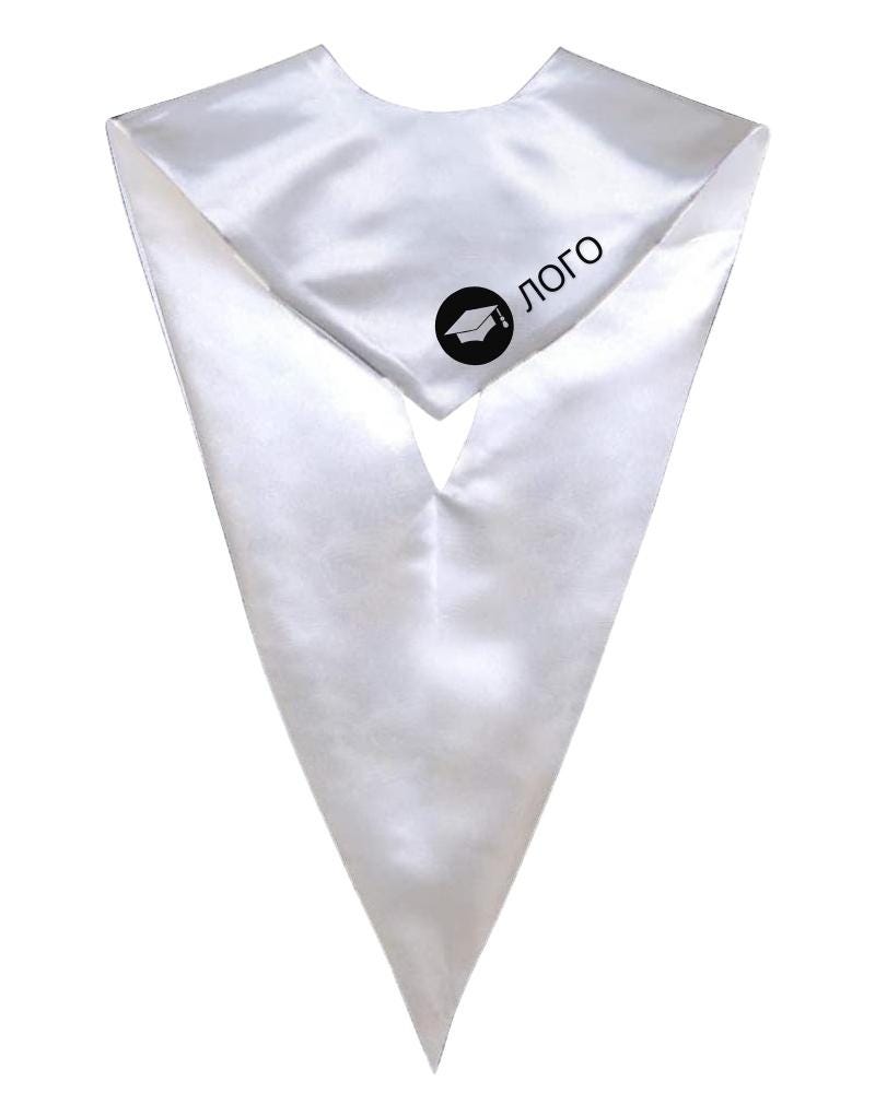 Custom Graduation V- Stole With Sticker - Personalized Printing V-stole ...