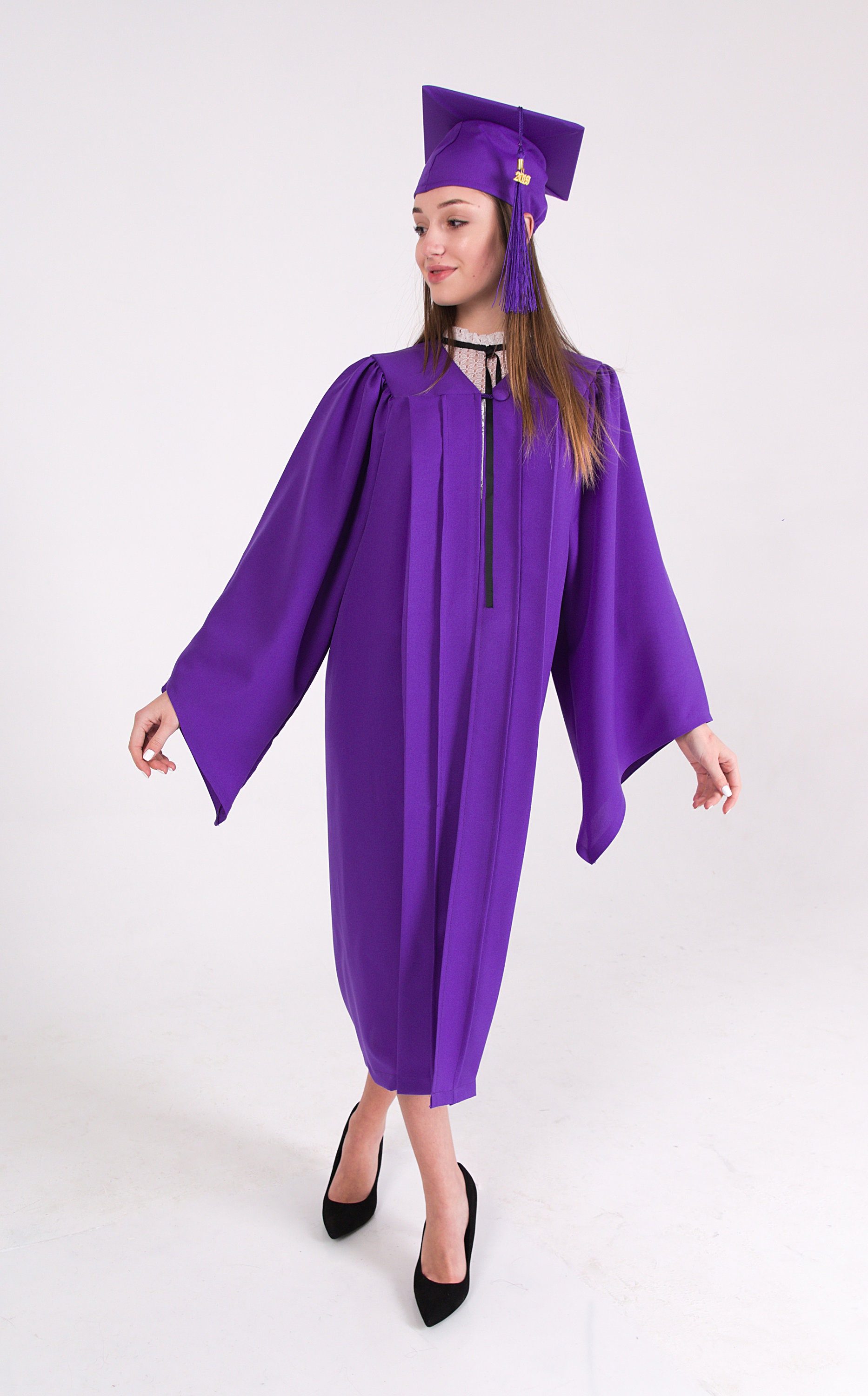 Purple Cap And Gown