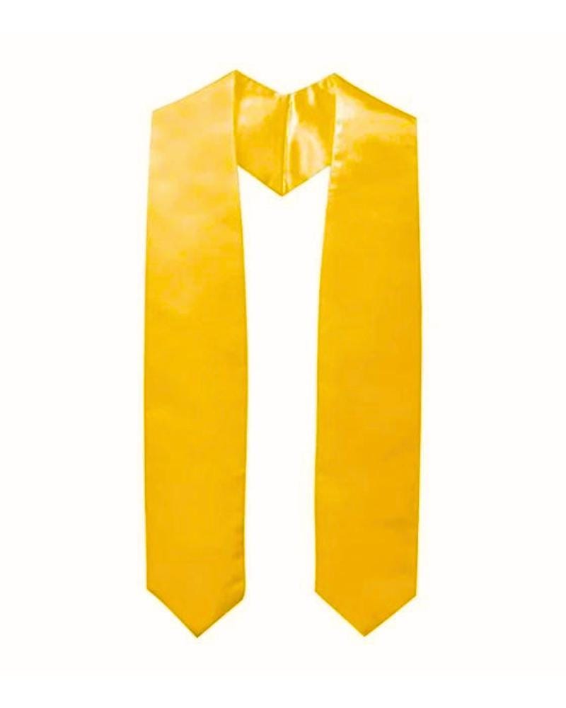 Plain Stole Adult- College Graduation Gift Scarf 2025 - Graduation Gown ...