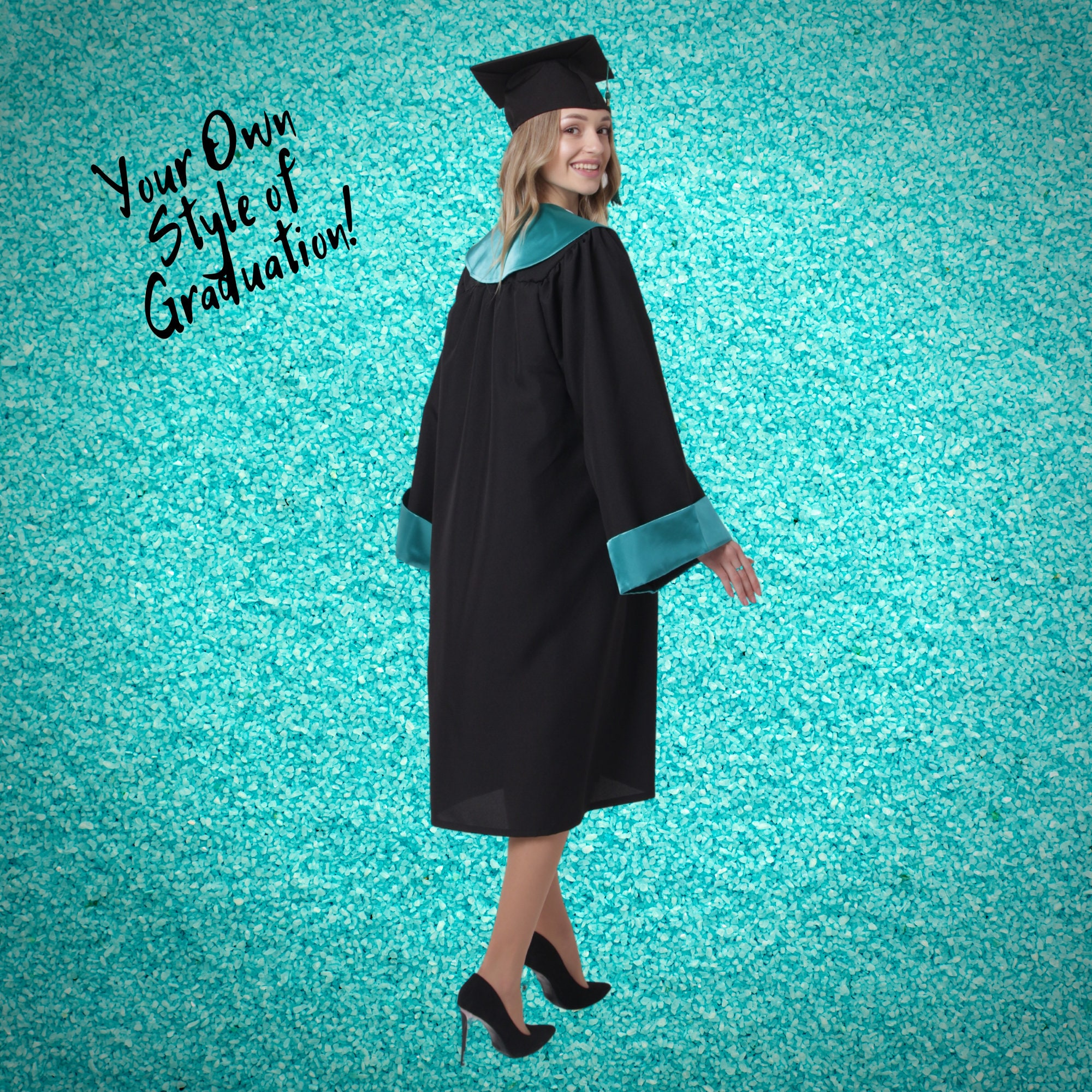 Graduation Gown Academic Dress Academic Robes Graduate Gown Student ...