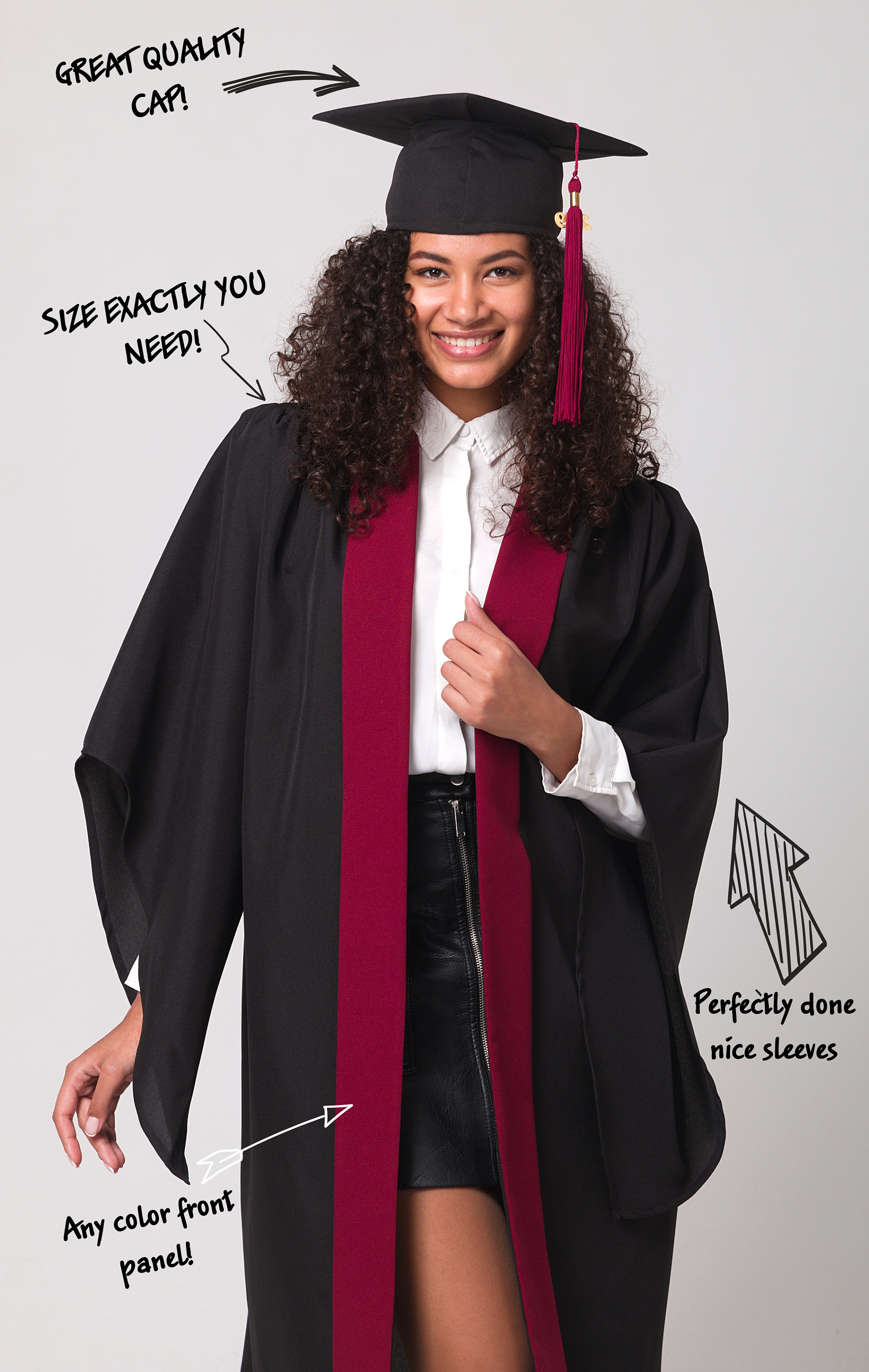 Graduation Gown - Academic Dress - Academic Robes - Graduate Gown ...