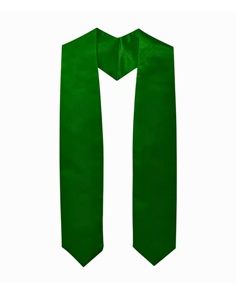 Plain Stole Adult- College Graduation Gift Scarf 2025 - Graduation Gown ...
