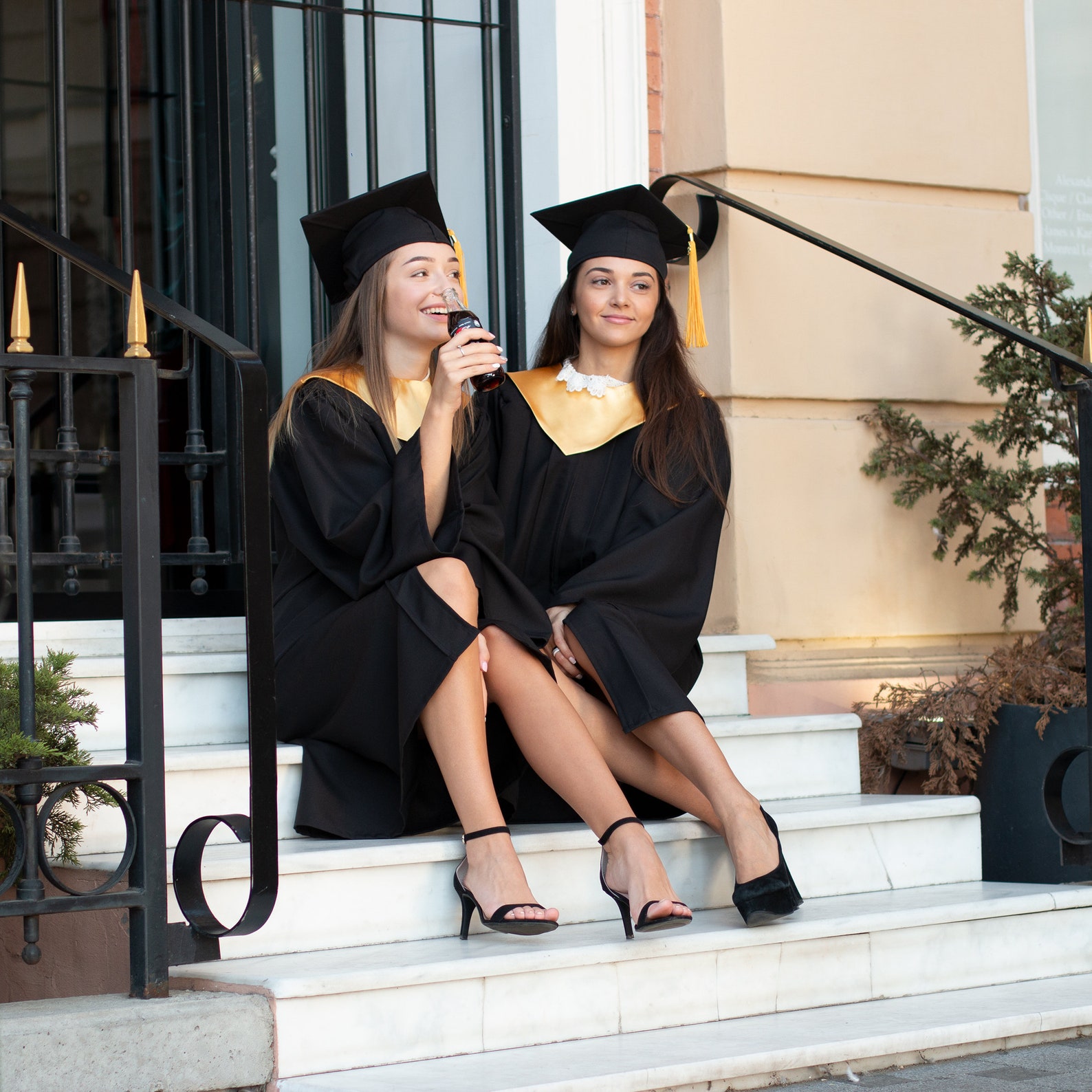 Matte Graduation Gown Set - Graduation Gown - Academic Dress - Matte ...