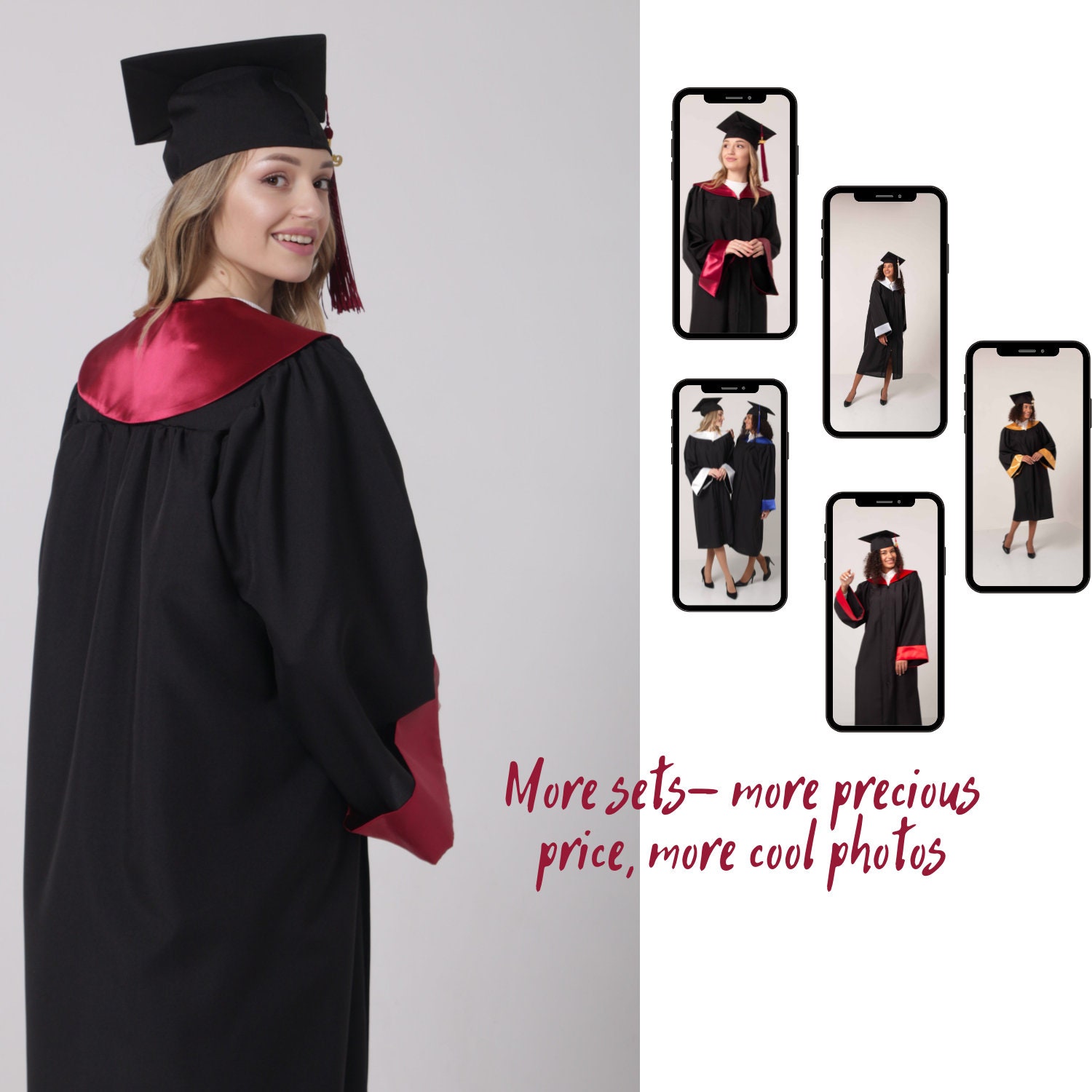 Graduation Gown - Academic Dress - Academic Robes - Graduate Gown ...