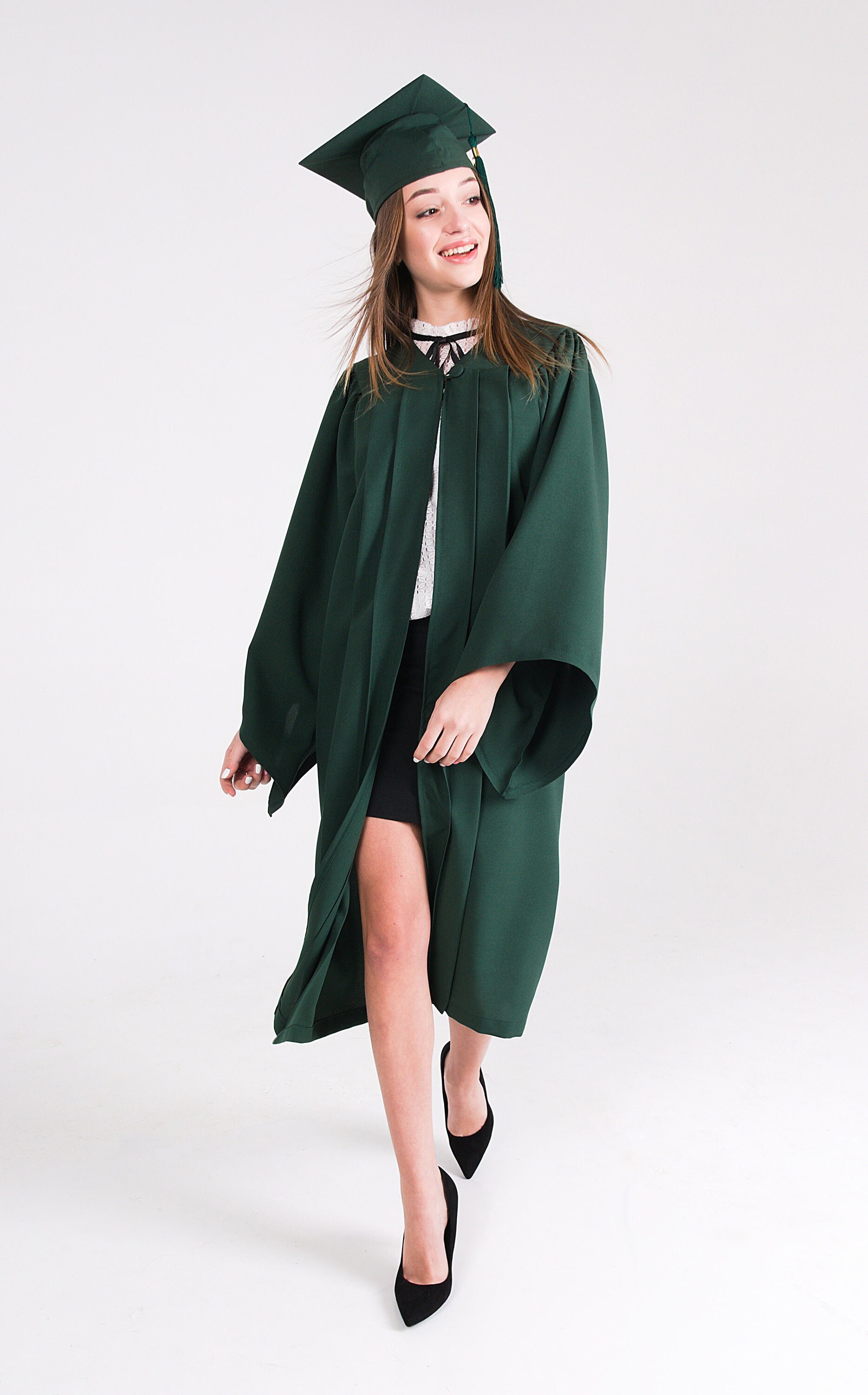 Bachelors Gown Elegant Style Gown Graduation Gown Academic Dress Forest ...
