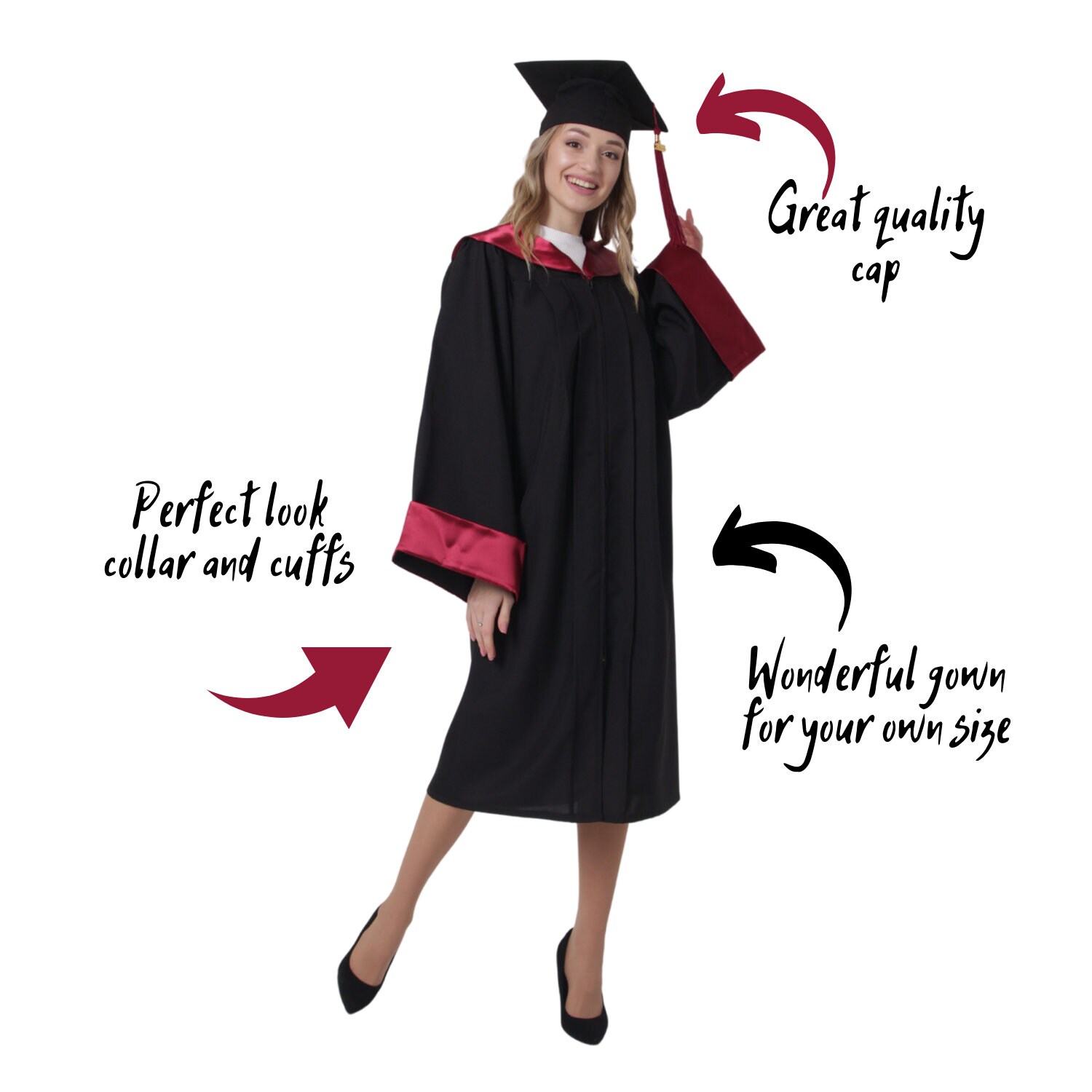 Graduation Gown - Academic Dress - Academic Robes - Graduate Gown ...