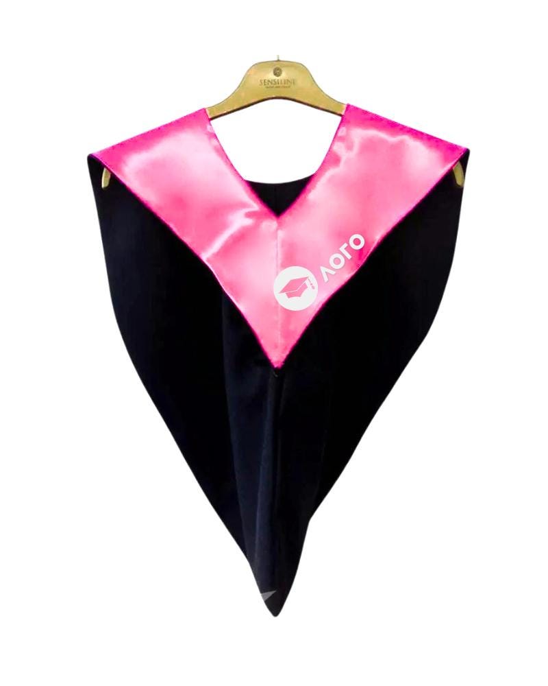 Graduation Hood With Sticker - Personalized Academic Hood- Master ...