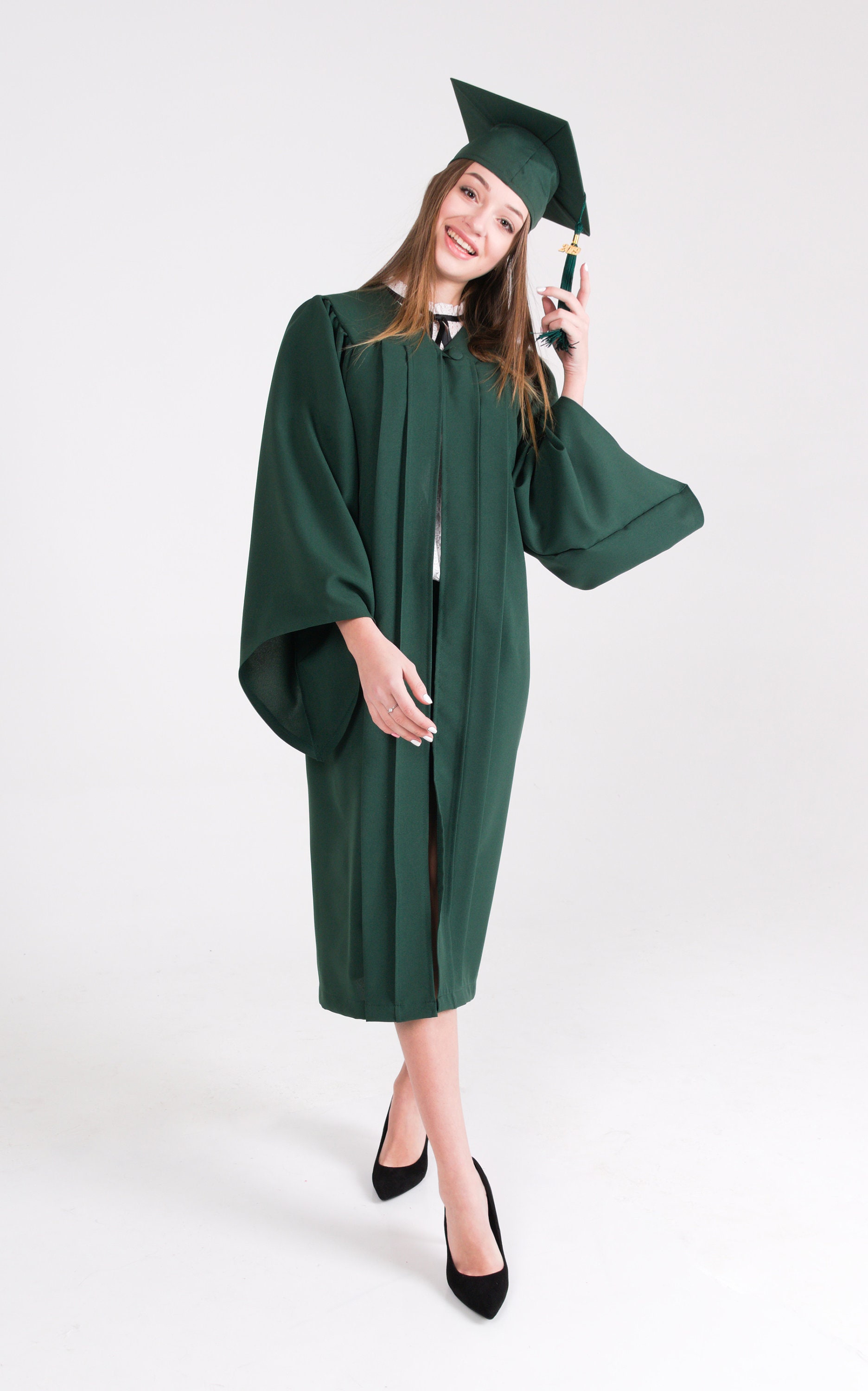 Bachelors Gown Elegant Style Gown Graduation Gown Academic Dress Forest ...