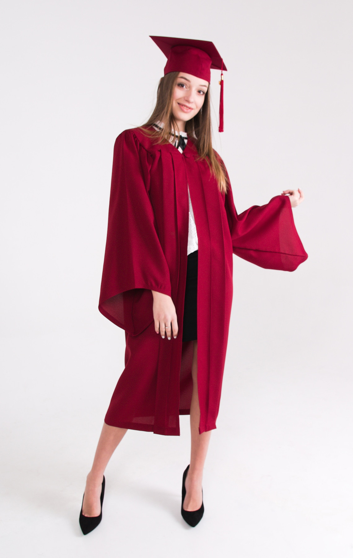 Bachelors Gown Elegant Style Gown Graduation Gown - Etsy