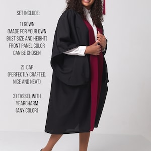 Graduation Gown - Academic Dress - Academic Robes - Graduate Gown ...