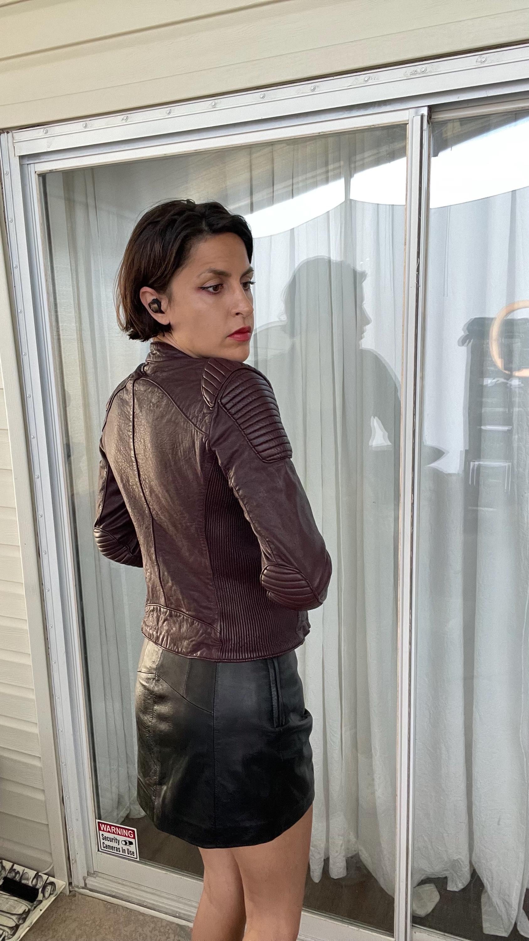 Trish Summerville Girl With the Dragon Tattoo for H&m Aubergine Moto ...