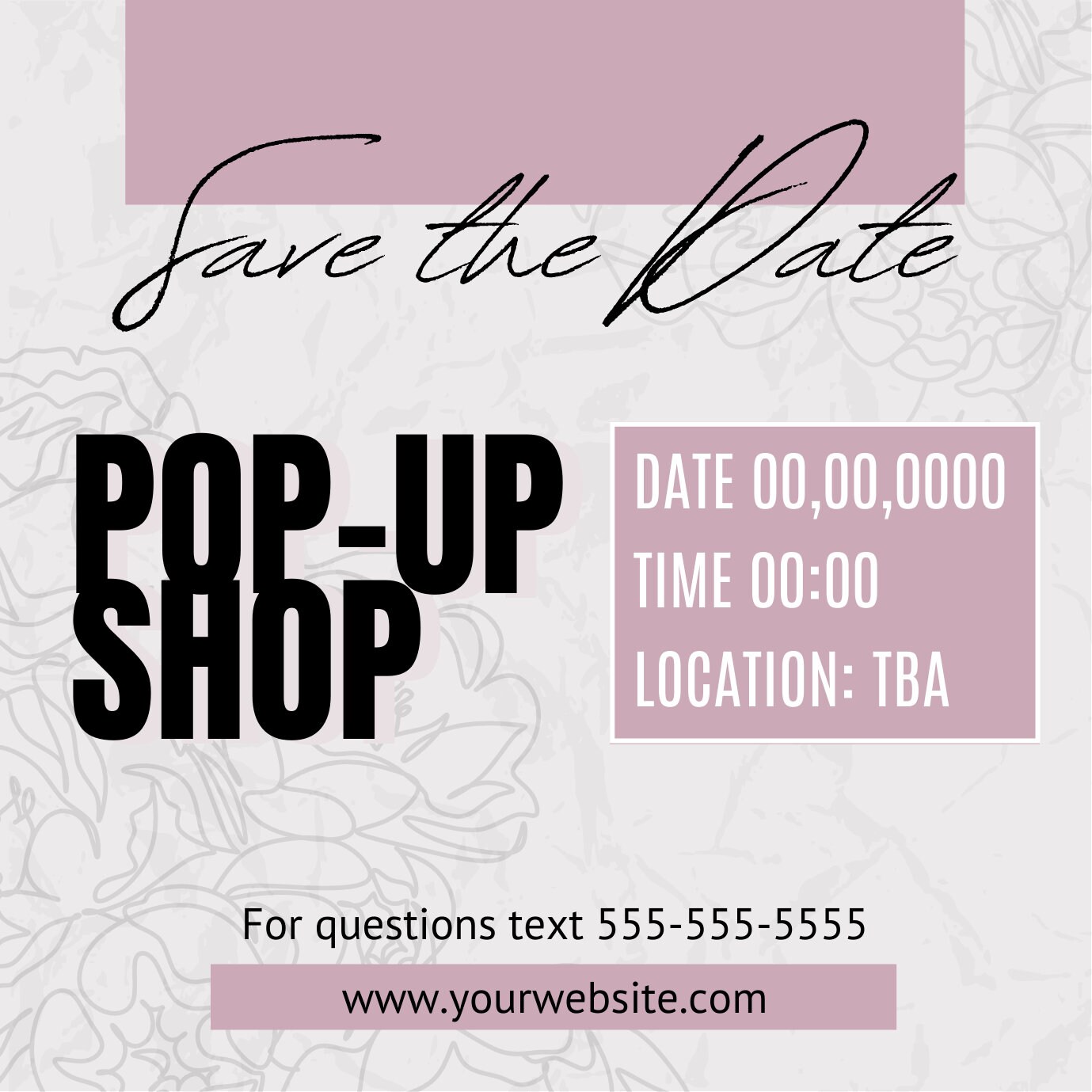 Canva DIY Templates Floral Spring Flyers Price List Sales Flyer - Etsy