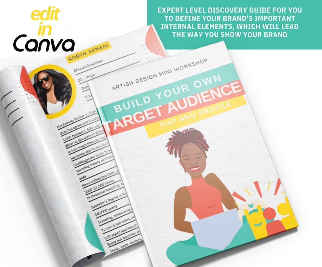 Target Audience Map, Guide and Client Profile | Discover Your Brand - Etsy