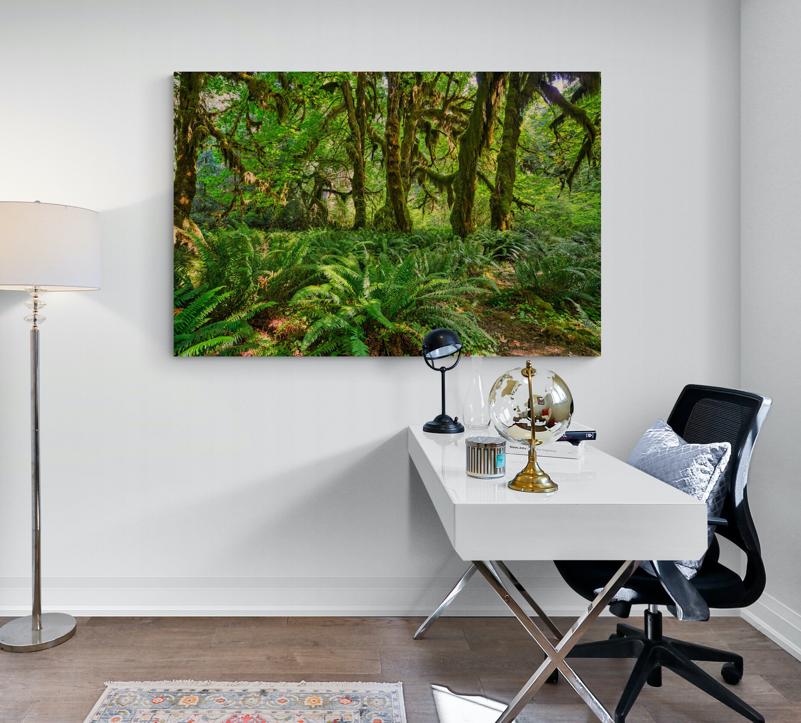 Hoh Rainforest at Olympic National Park, Washington, Landscape Print ...