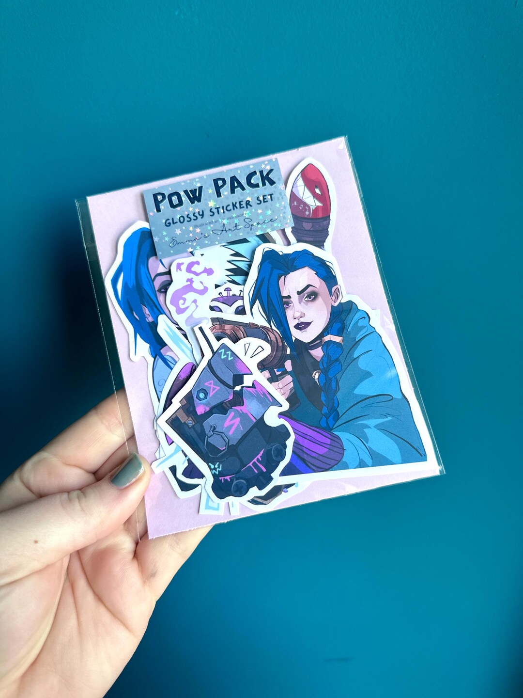 Pow Pack of 6 Stickers - Etsy