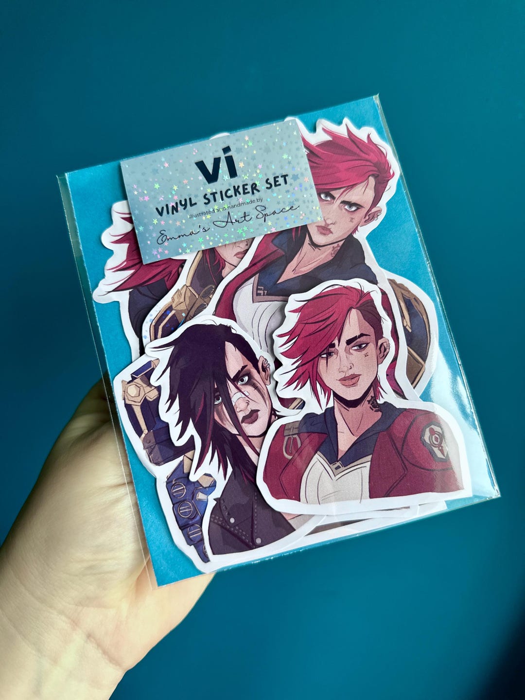 VI Sticker Pack of 5 - Etsy