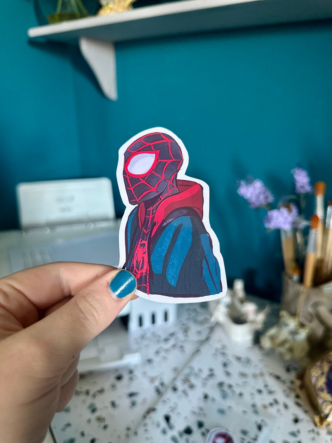 Miles Morales | Spiderman Sticker - Etsy